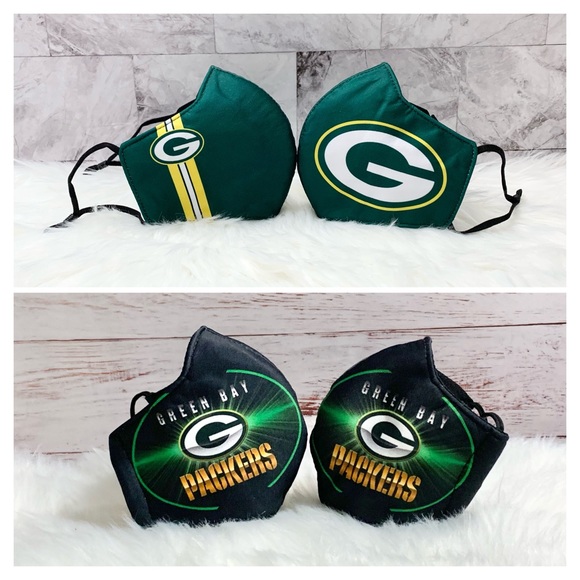 Accessories | Green Bay Packers Face Mask 2pack | Poshmark